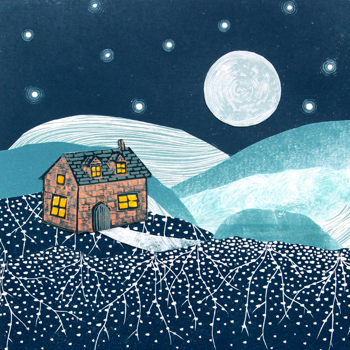 Winter's Night Card – Molly Lemon Art